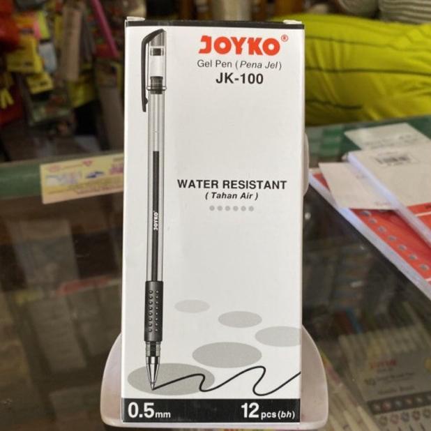 Jual Gel pen / Pulpen Gel Jk-100 Jk100 Joyko ( isi 12 pcs ) | Shopee Indonesia
