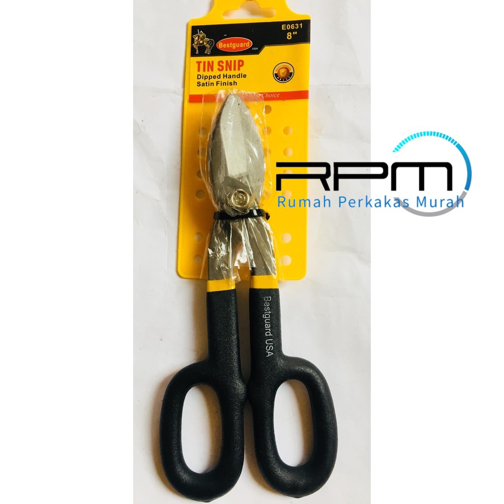 Jual Bestguard E0631 Gunting Seng 8 inci gg karet - Tang Tin Snip ...