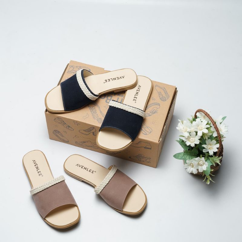 Jual SANDAL TEPLEK WANITA CANTIK/SANDAL FLAT WANITA CANTIK/SANDAL SLIDE ...