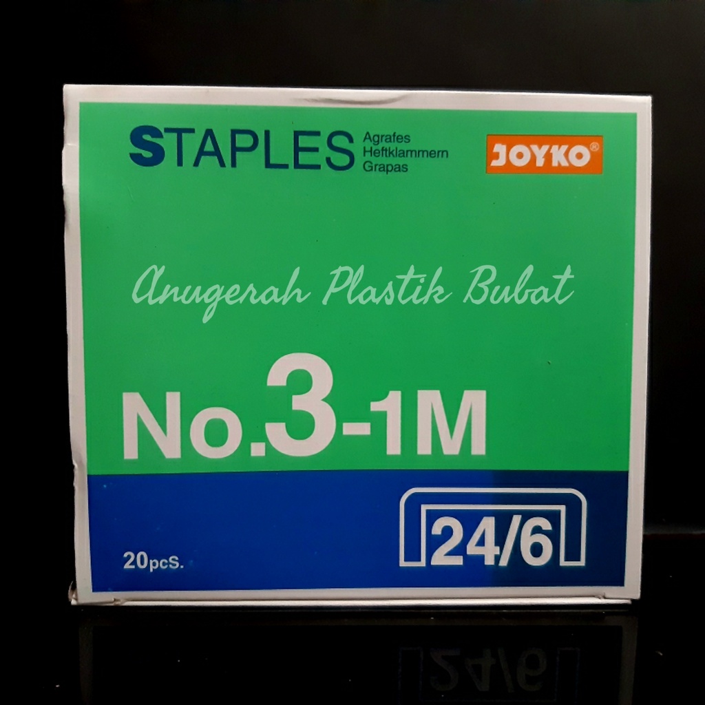 Jual Isi Staples No 3 Merk Joyko/ Isi Stapler Besar/ Isi Hekter Besar ...