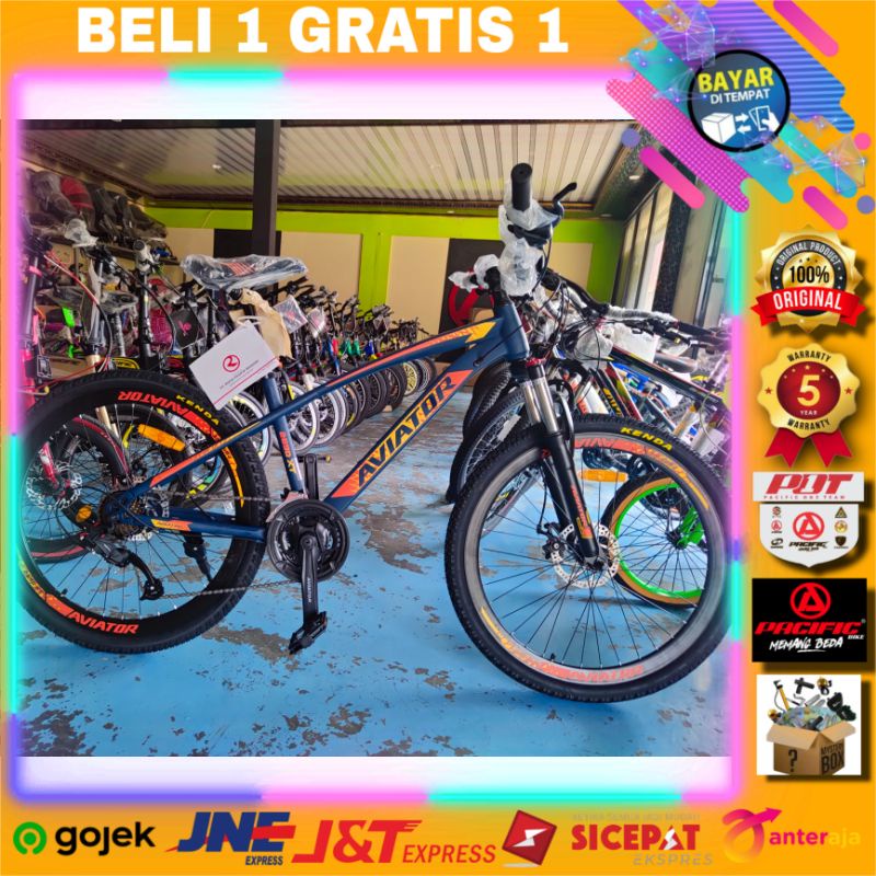 Jual sepeda gunung Aviator 2690 XT VT 26 in beli 1 gratis 1 misteri box ...