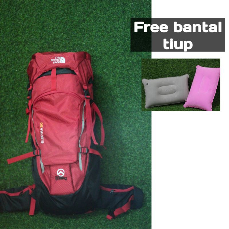 Jual [TERLARIS] TAS RANSEL GUNUNG CARRIER TNF 50+10 LITER /[COD] TAS ...