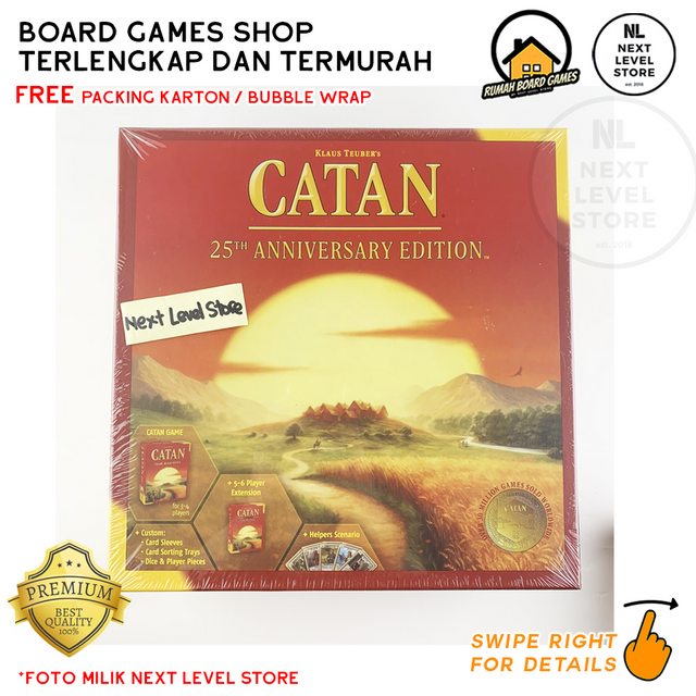 Jual CATAN Board Games 25th Anniversary - Basic & Expansion - Tanpa ...
