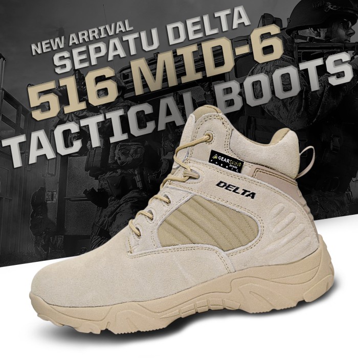 Jual Sepatu Outdoor Delta 516 Tactical Boots 100 Import - 43 Limited ...