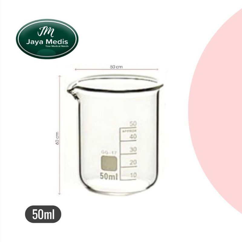 Jual Gelas Ukur Kaca Measuring Kimia Glass Lab Beaker | Shopee Indonesia