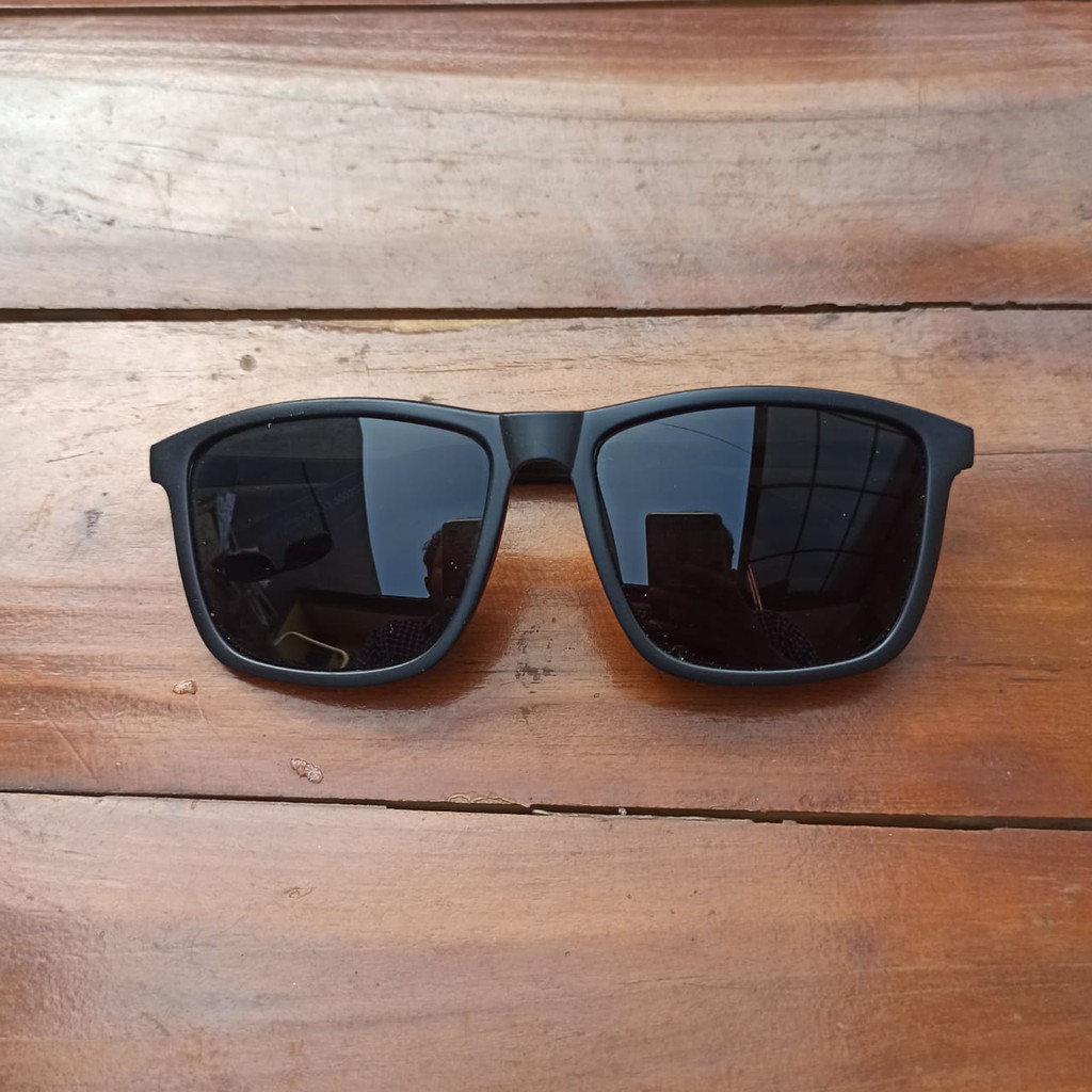 Jual Molvin - Kacamata Gaya Full Hitam Pria Wanita - Kacamata Retro ...