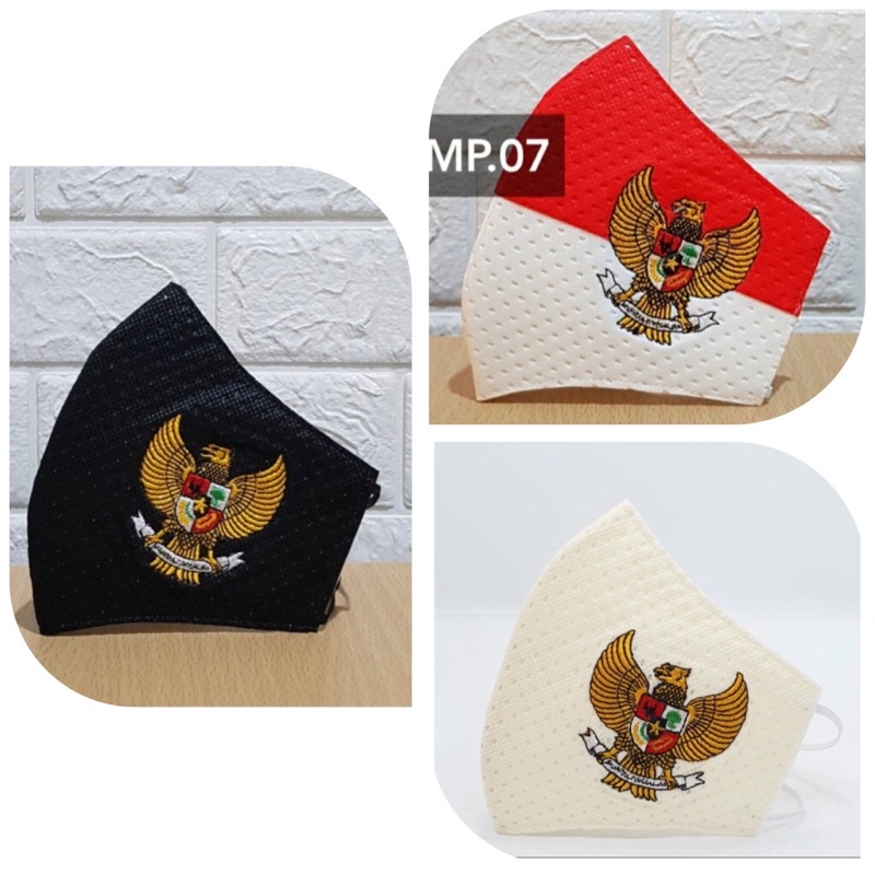 Jual Masker Merah Putih/Hitam/Cream - Garuda Indonesia | Shopee Indonesia