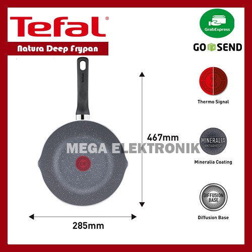 Jual Tefal Panci Natura Deep Frypan - 28 cm | Shopee Indonesia