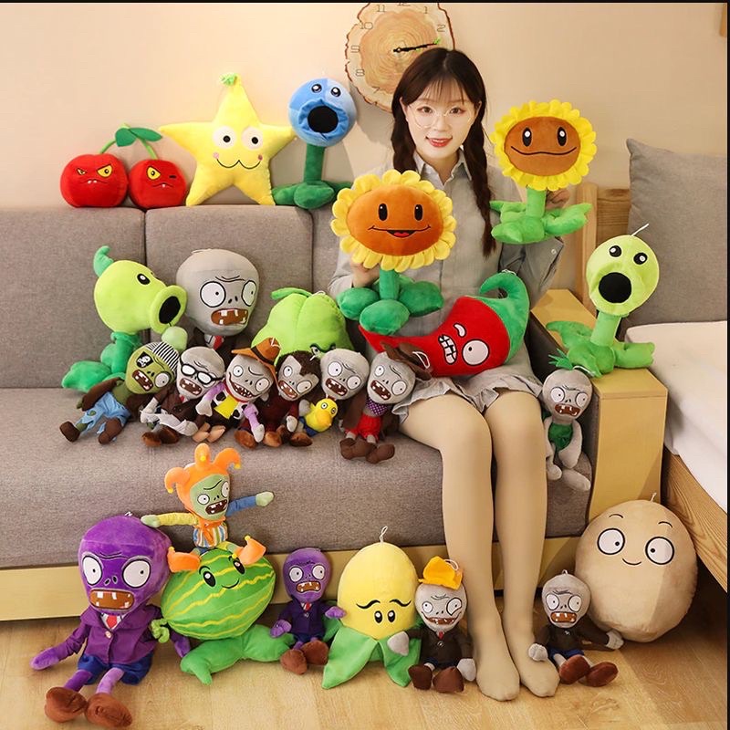 Jual Plants vs Zombies Plush (Boneka Game Plants vs Zombies) | Shopee ...