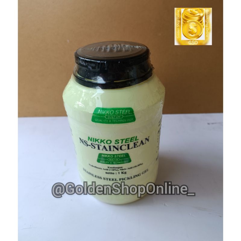 Jual Steanclean Nikko Steel 1 kg / gel pembersih stainless/bekas las ...