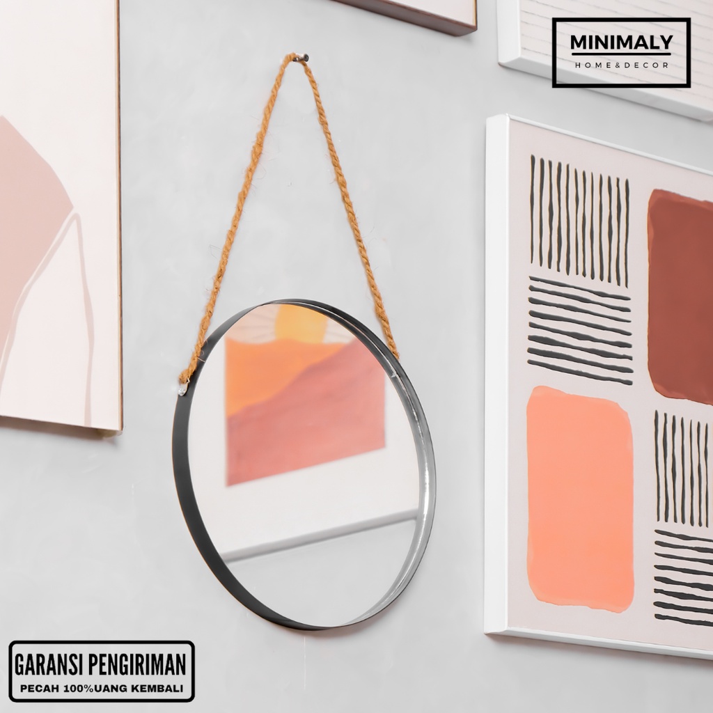 Jual Cermin Dinding Aestheti frame Cermin dinding Gantung Hiasan ...