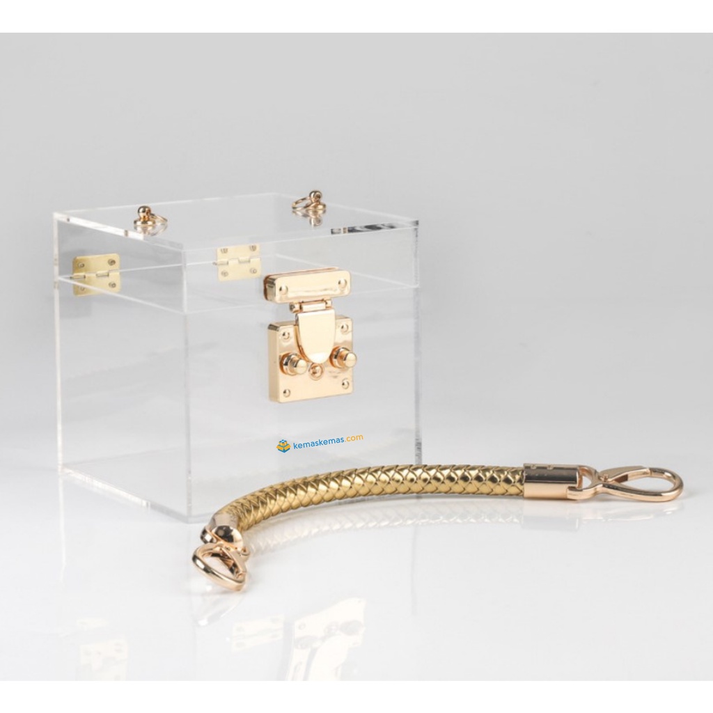 Jual SIKA square akrilik acrylic hamper tas bag kotak hadiah | Shopee ...