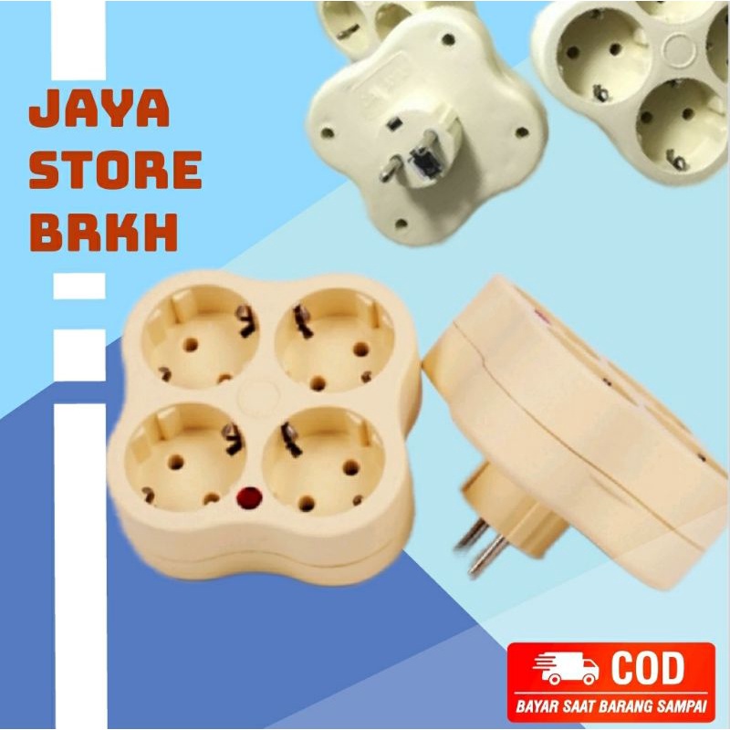 Jual Stop Kontak ARDE 4 IN 1/SOKET 4 LUBANG SC SNI/ 4IN1 Multi Socket ...