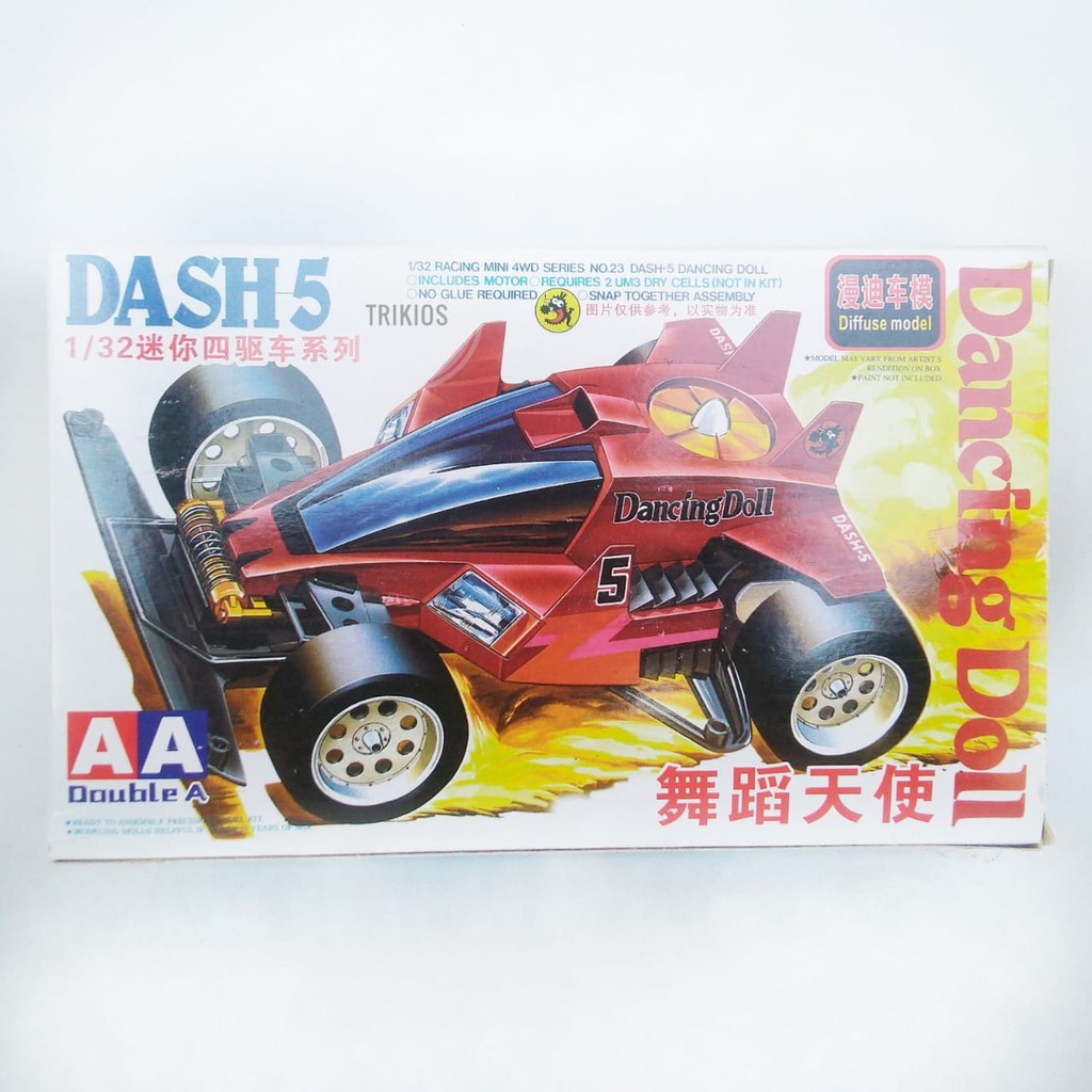 Jual Rep. Tamiya Mini 4wd Merk AA Dash 5 Dancing Doll Type 5 Chassis ...