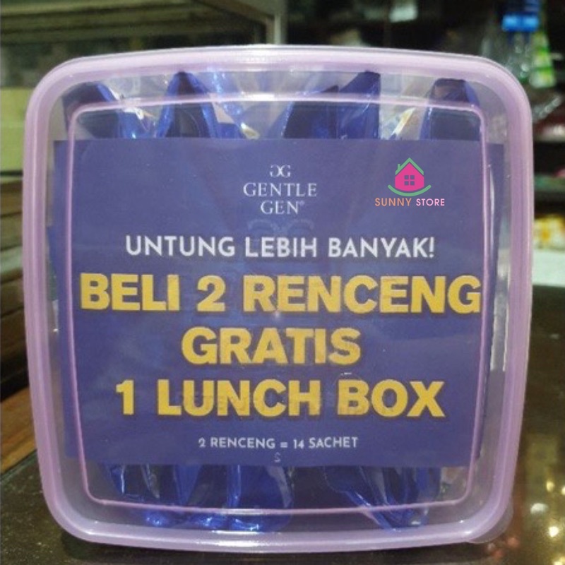 Jual GENTLE GEN BELI 2 RENCENG GRATIS 1 LUNCH BOX 750ml DETERJEN CAIR ...