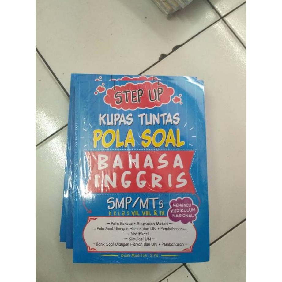 Jual Ini Step Up Kupas Tuntas Pola Soal Bahasa Inggris Smp/Mts Kelas 7 ... Jual Ini Step Up Kupas Tuntas Pola Soal Bahasa Inggris Smp/Mts Kelas 7 ...
