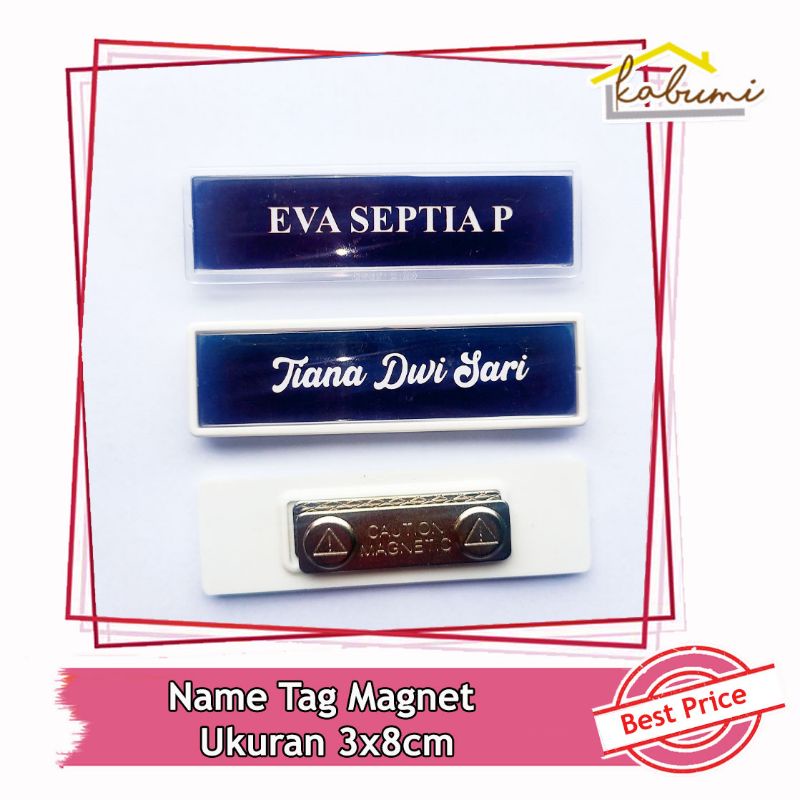 Jual Name Tag Magnet Dada | Shopee Indonesia