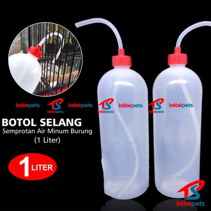 Jual BOTOL SELANG AIR MINUM BURUNG 1 LITER | Shopee Indonesia