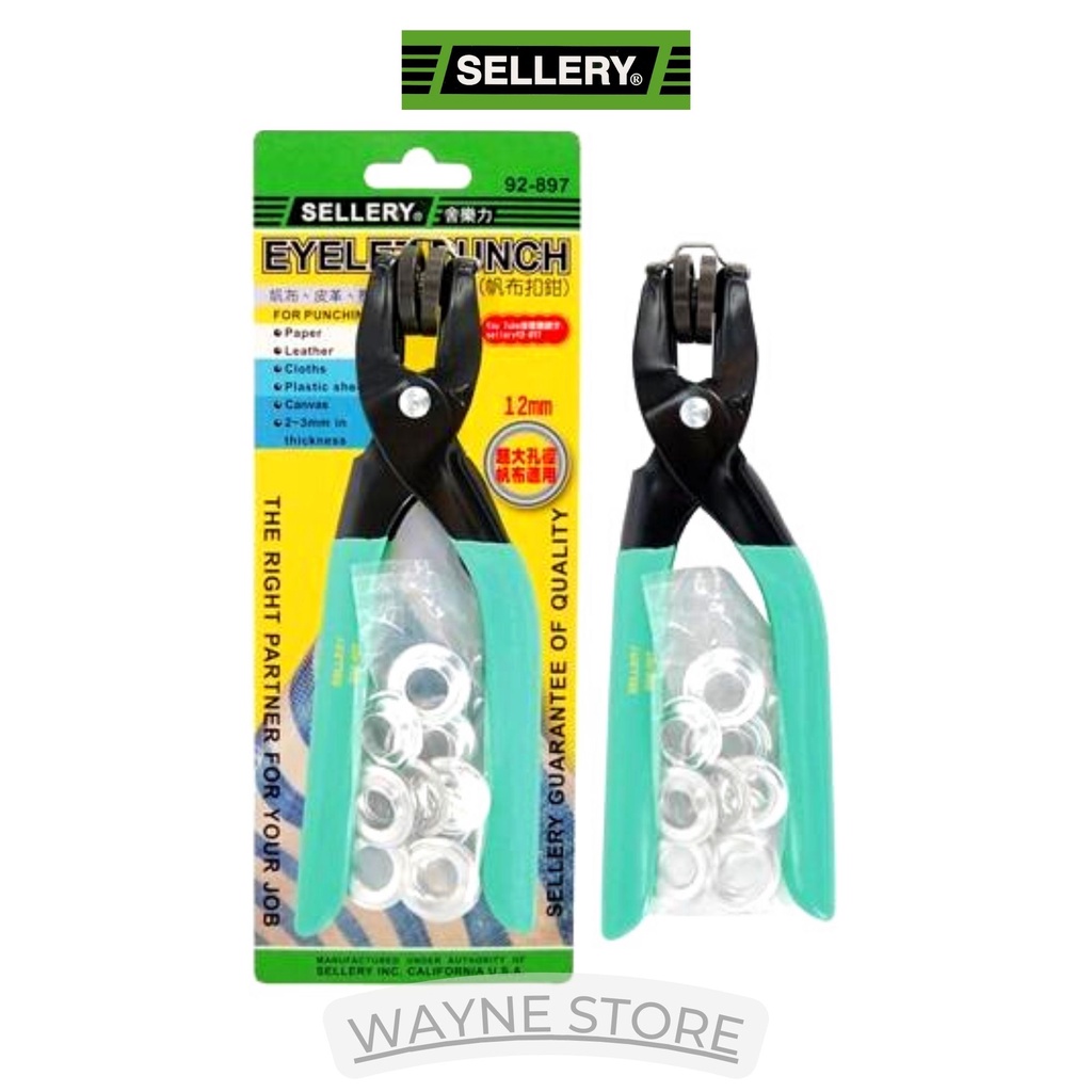 Jual TANG MATA AYAM / EYELET PUNCH 12 mm SELLERY 92-897 | Shopee Indonesia