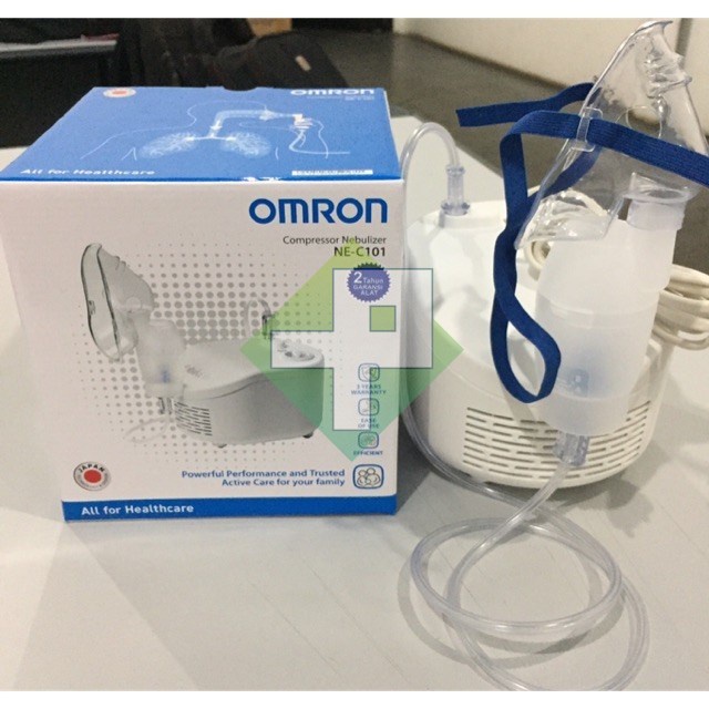 Jual Nebulizer Omron NE C101 / Alat Terapi Uap Pernafasan Omron | Shopee Indonesia