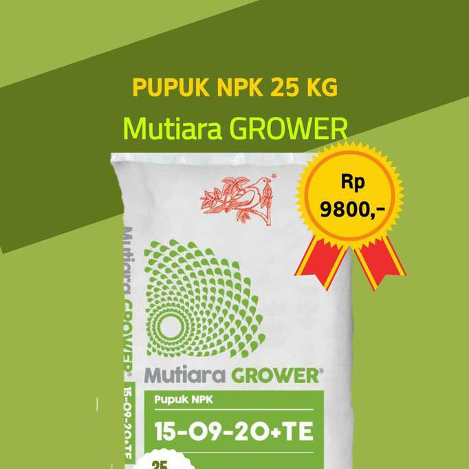 Jual Npk Mutiara Grower 25 Kg/Gojek Only | Shopee Indonesia