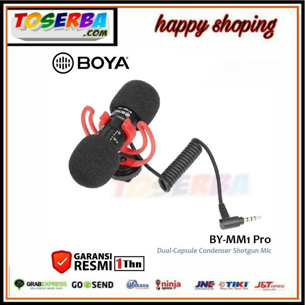 Jual BOYA BY-MM1 PRO Dual Capsule Condenser Shotgun Mic Microphone ...