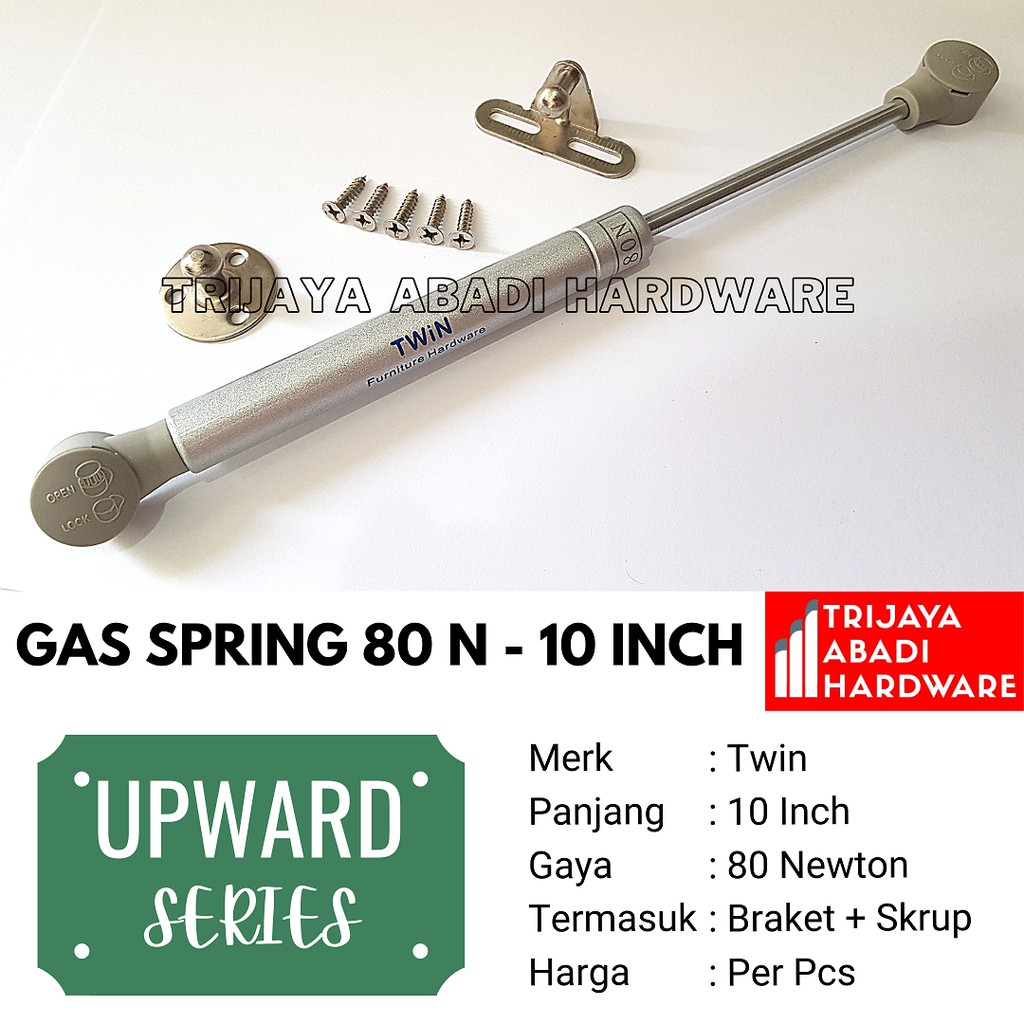 Jual Gas Spring 80N - 10inch Hidrolik Pintu Kabinet Twin | Shopee Indonesia