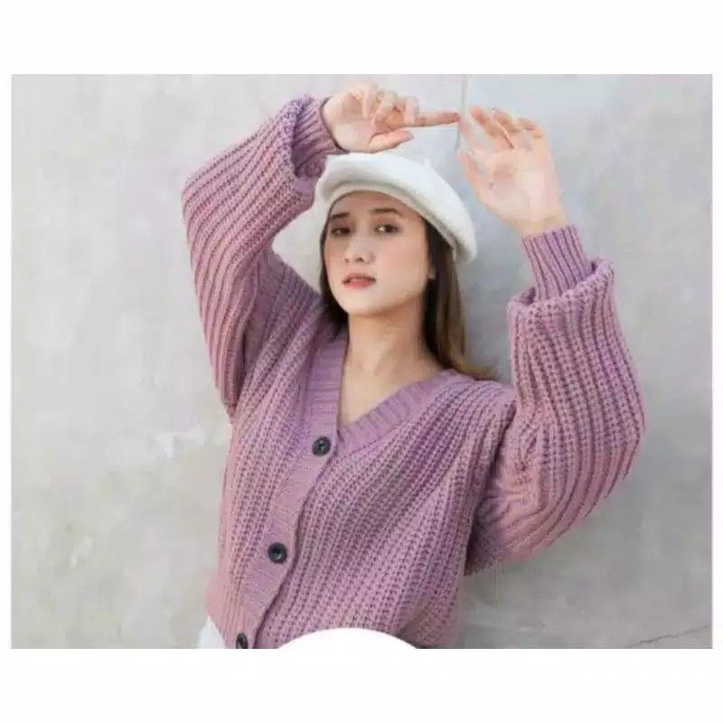 Jual Cardy rajut nacara oversize premium tebal | Shopee Indonesia