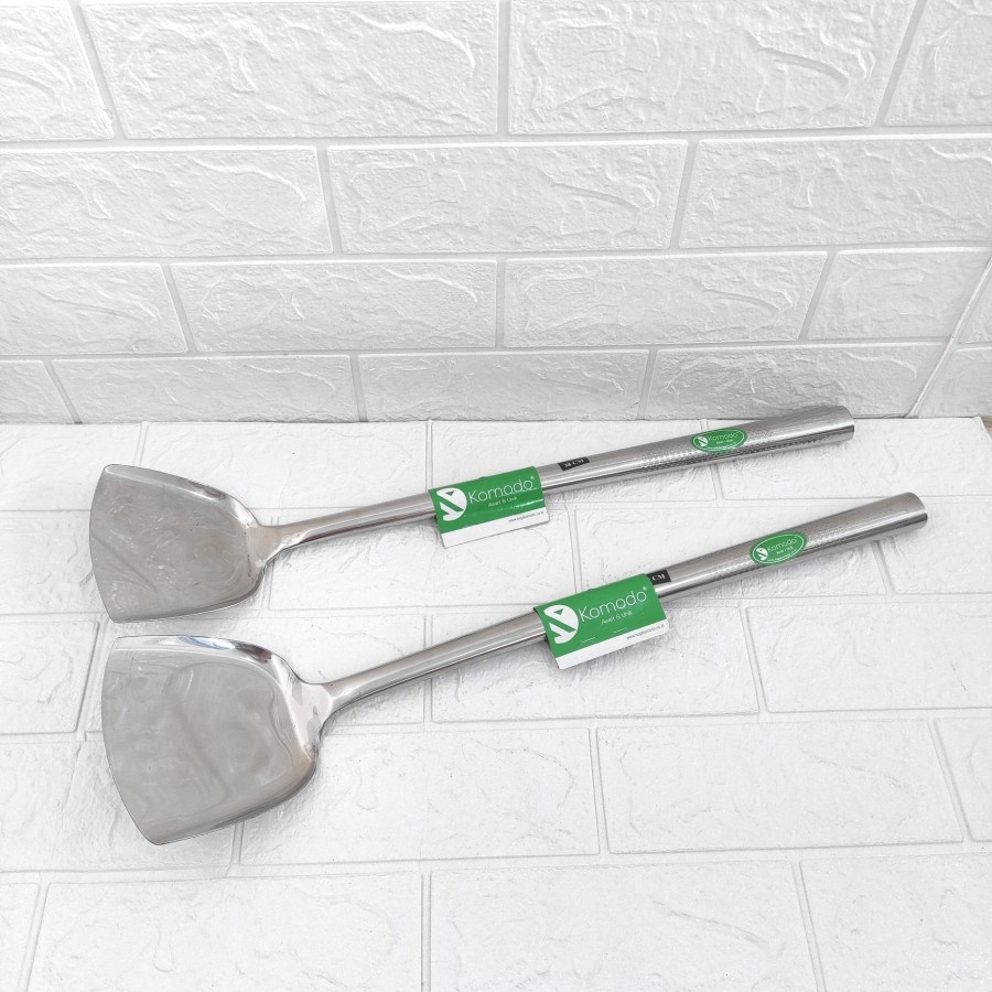 Jual Sodet Stainless 38cm 40cm Sutil Spatula Resto Jumbo Komodo TEBAL ...