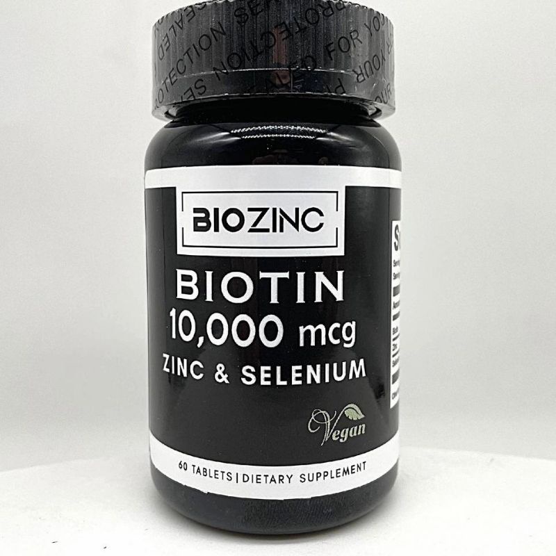 Jual ( Promo ) BIOZINC ( BIOTIN 10.000mg + zinc dan selenium ) 60 tabs ...