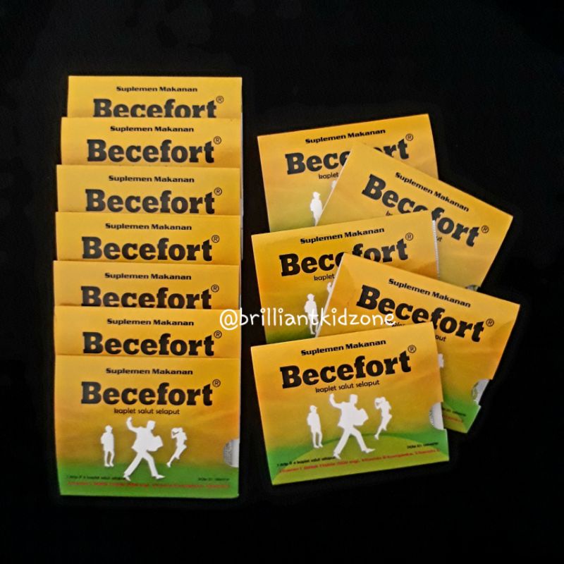 Jual BECEFORT SUPLEMEN MAKANAN VITAMIN C (MULTIVITAMIN) | Shopee Indonesia