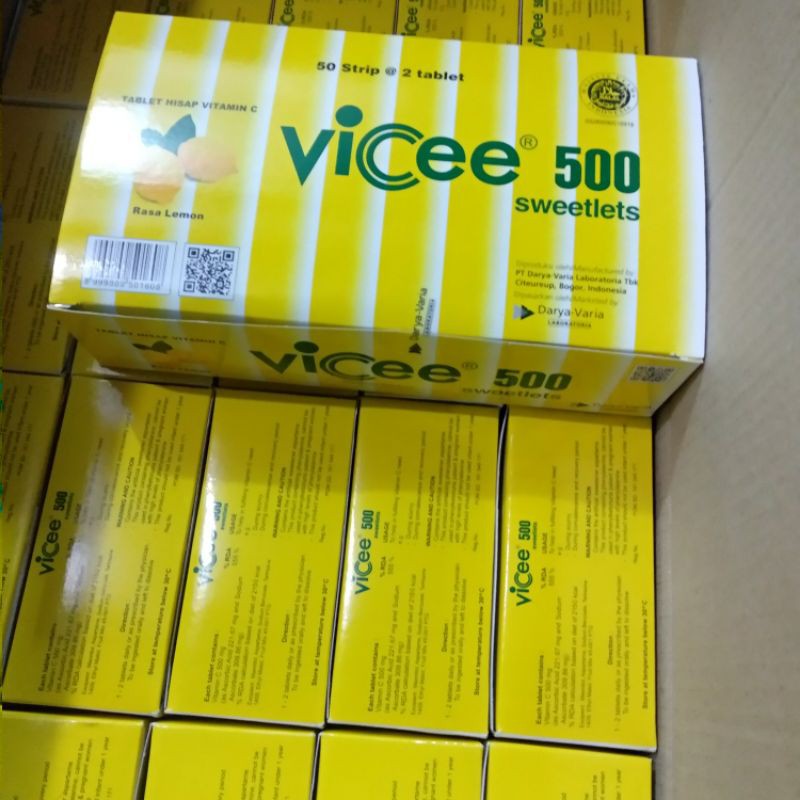 Jual vicee 500mg tablet hisap | Shopee Indonesia