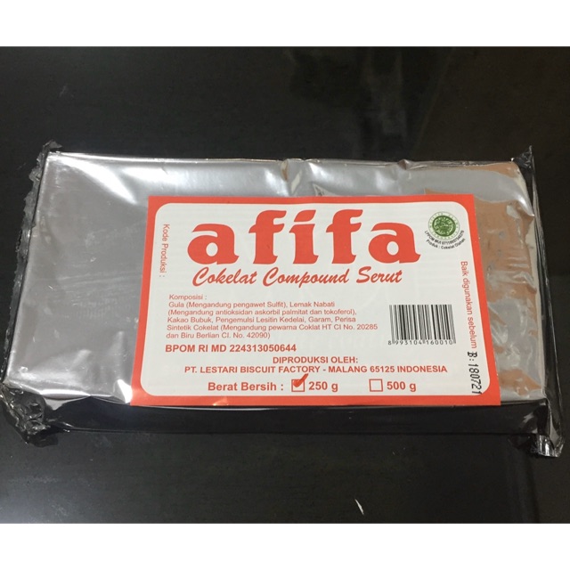 Jual Afifa Coklat Compound Serut 250 gr | Shopee Indonesia