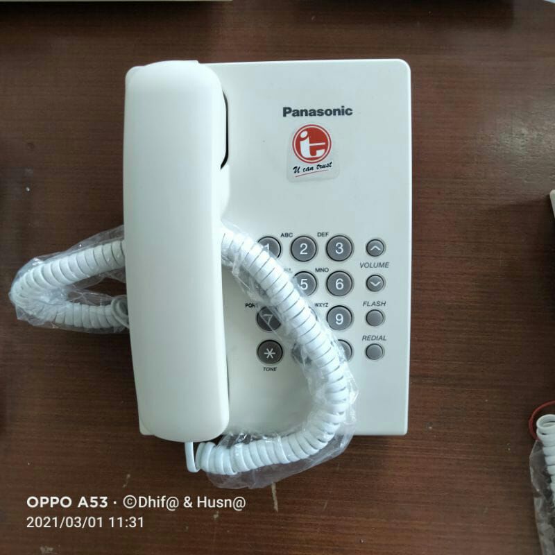 Jual Telepon rumah dan kantor indihome panasonic kx Ts505 second ...