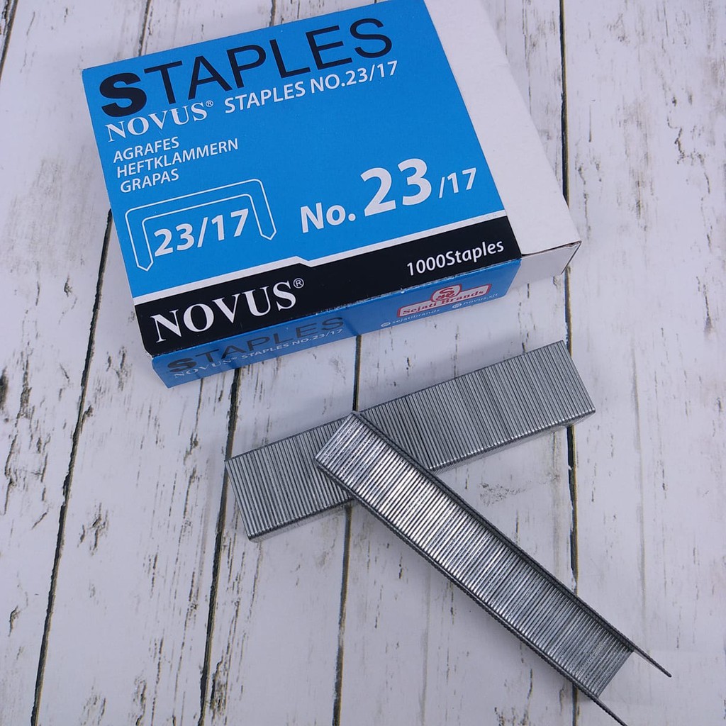 Jual Novus isi stapler 23/17 - Staples 17 mm | Shopee Indonesia