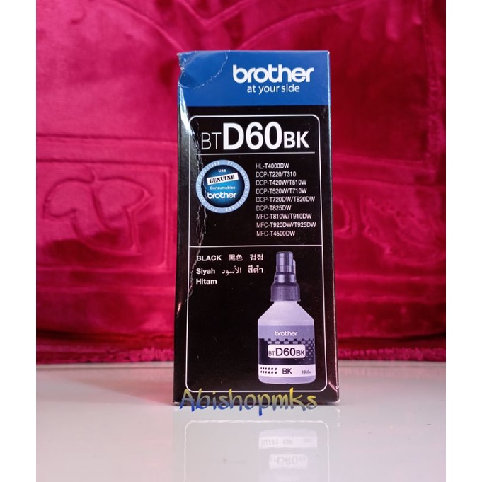 Jual TINTA BROTHER BTD60 BK Hitam | Shopee Indonesia