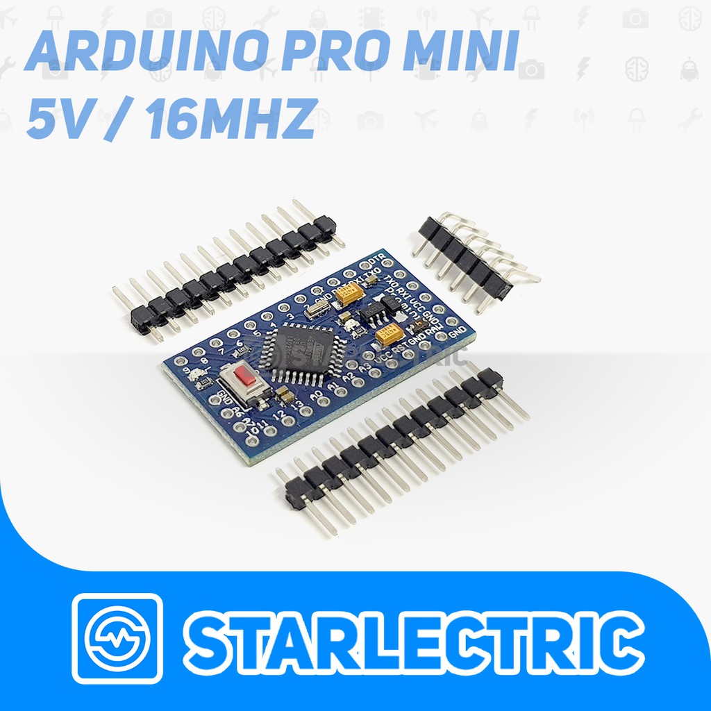 Jual ProMini ATmega328P 5V 16 MHz Arduino Pro Mini Arduino Compatible | Shopee Indonesia
