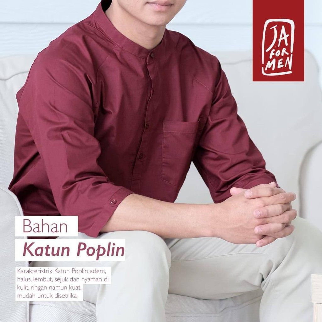Jual JILBABARFA FOR MEN - KURTA POPLIN kurta dewas berkualitas murah ...