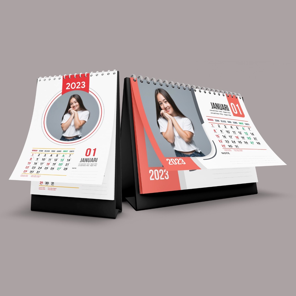 Jual Kalender Duduk Kalender Meja Custom Foto Sendiri Hardcover Jilid ...