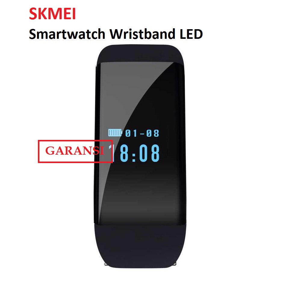 Jual SKMEI DFit Smartwatch Wristband LED - D21 (HITAM) | Shopee Indonesia