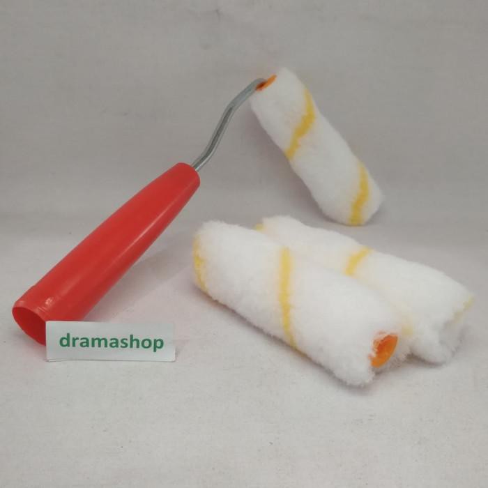 Jual Kuas Roll Cat Busa Mini Kecil Set dengan refill cadangan limited ...