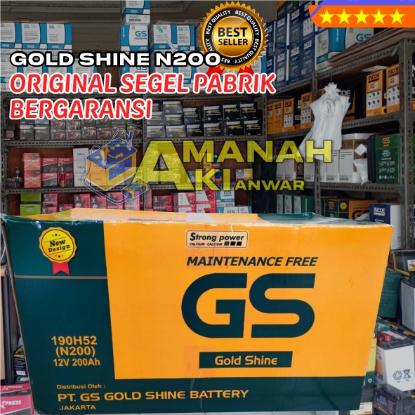 Jual AKI Kering GS N200 - Untuk TRAKTOR -GENERATOR SET - FORKLIFT ...