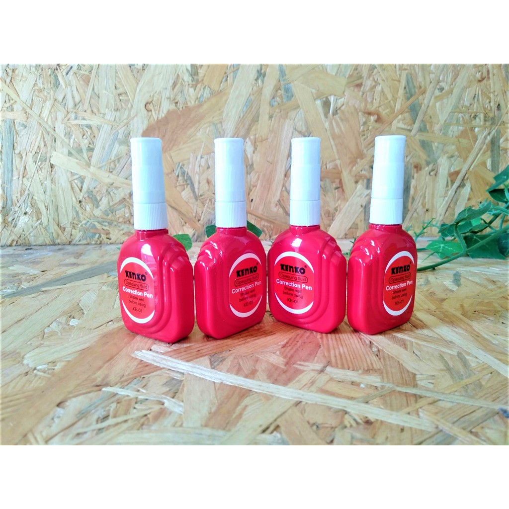 Jual Tip X Tip-Ex Correction Pen Kenko Warna Merah KE - 01 | Shopee ...