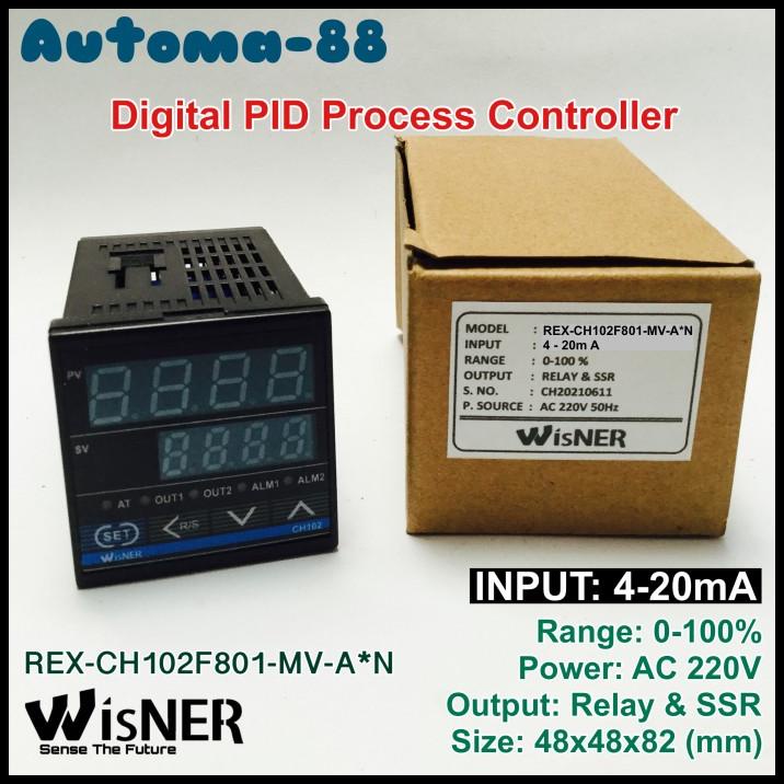 Jual Digital Pid Process Controller Indicator Input 4-20Ma Output Relay | Shopee Indonesia