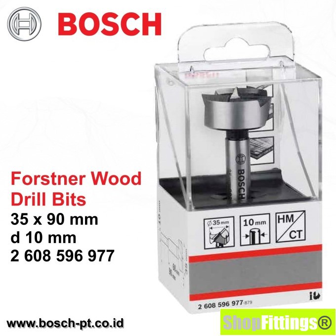 Jual BOSCH Forstner Drill Bits Hinge 35 mm 22 Mata Bor Kayu Lubang Engsel Sendok Kunci Laci ...