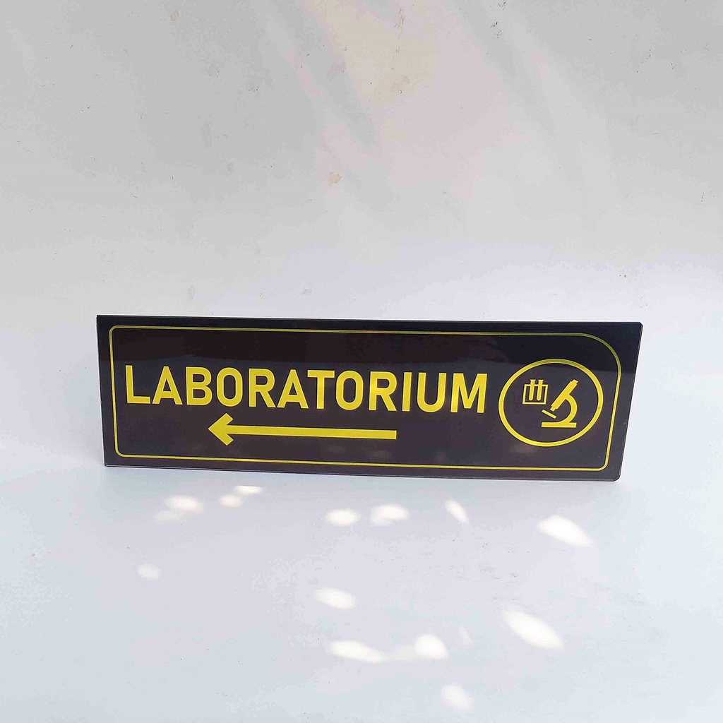 Jual Papan Akrilik Penunjuk Arah Ruangan, Penunjuk Arah Laboratorium ...