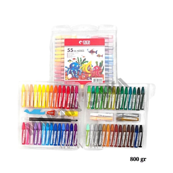 Jual CRAYON TITI isi 55 WARNA | Shopee Indonesia