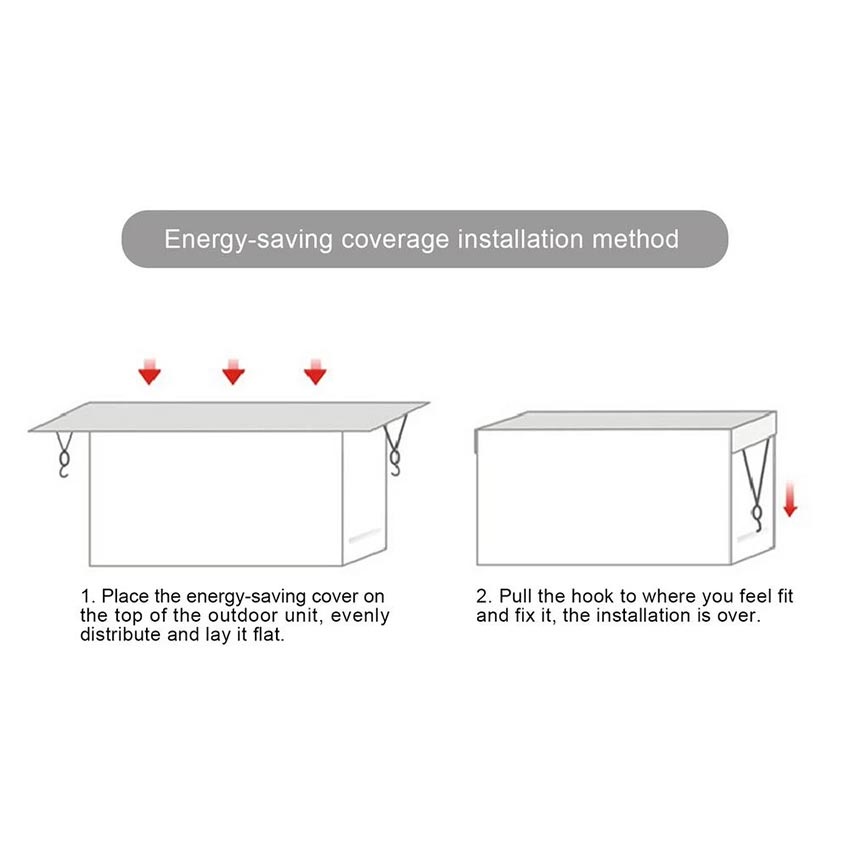 Jual Cover Pelindung Ac Outdoor Anti Debu Tahan Air Sun Shade Air ...