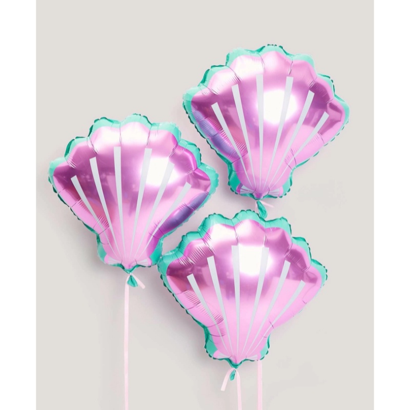 Jual Clam Shell Balloon Foil/Balon Foil Kerang/Balon Tema Laut/Sea Foil ...