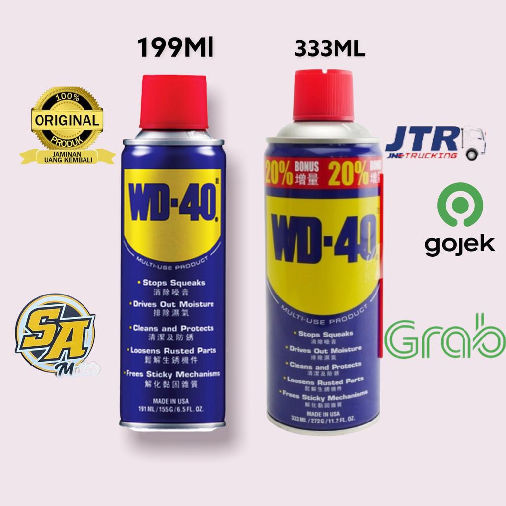 Jual WD-40 wd40 BESAR 191 dan 333ML CAIRAN PEMBERSIH KARAT SELURUH PERMUKAAN LOGAM | Shopee ...